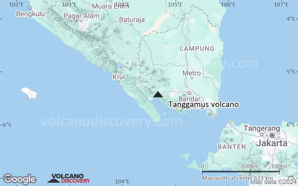 Tanggamus volcano (Indonesia) facts & information | VolcanoAdventures