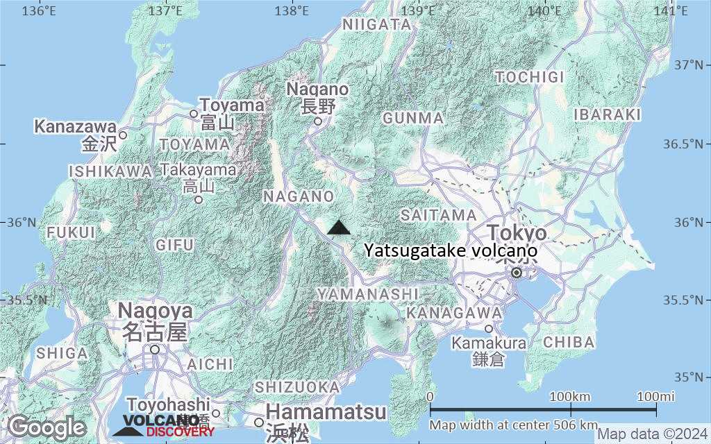 Yatsugatake volcano (Honshu, Japan) facts & information | VolcanoAdventures