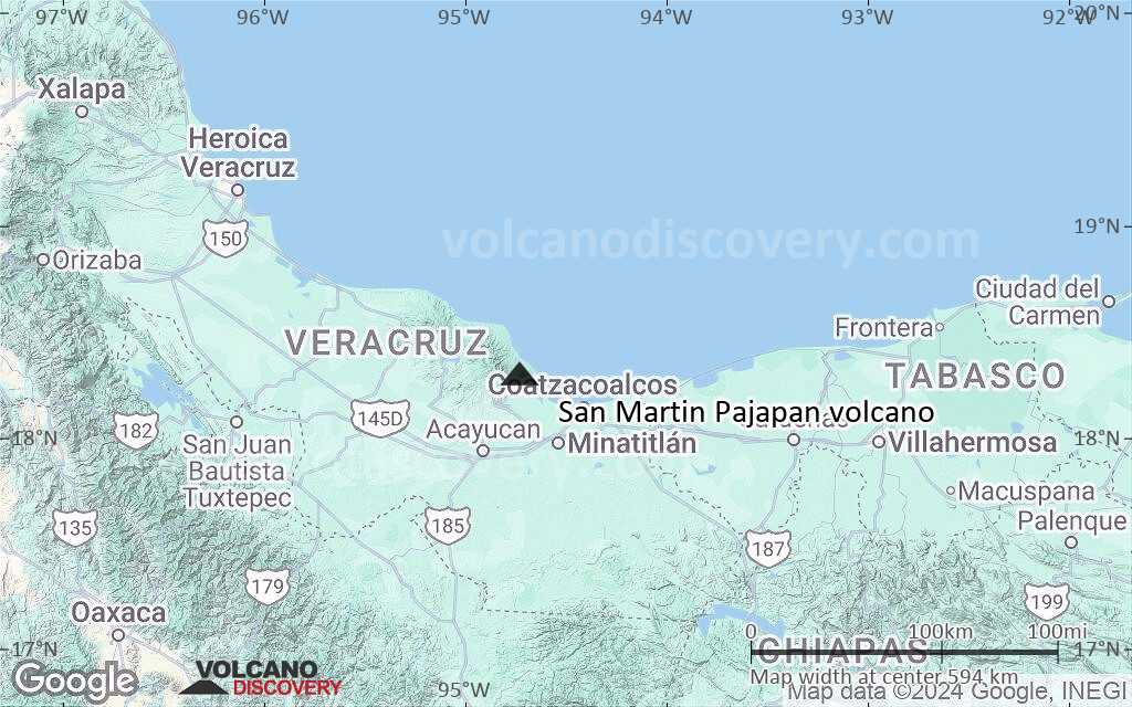 San Martin Pajapan volcano (Mexico) facts & information | VolcanoAdventures