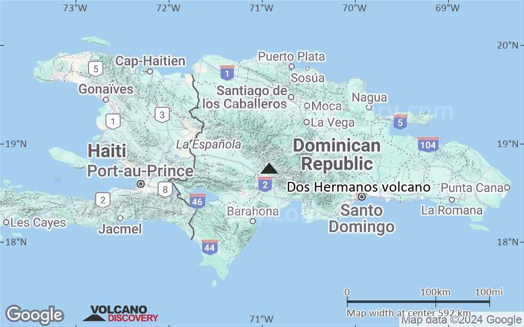 Dos Hermanos volcano (Dominican Republic) facts & information ...