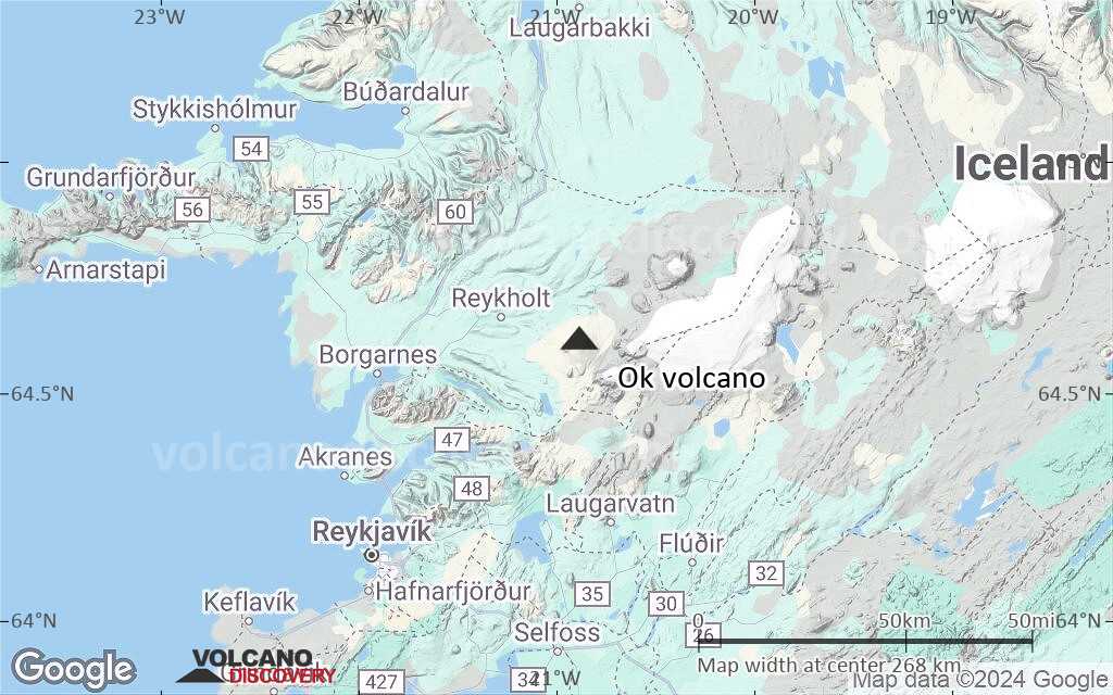 Ok volcano (Iceland) facts & information | VolcanoAdventures