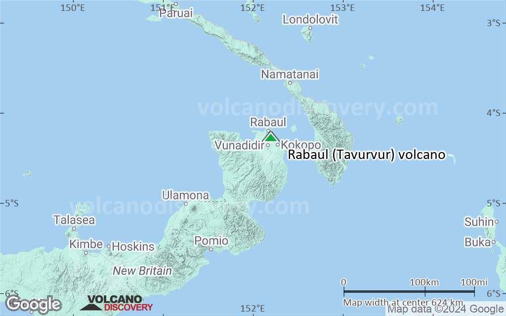 Rabaul (Tavurvur) Volcan, Papua New Guinea - Infos | VolcanoAdventures