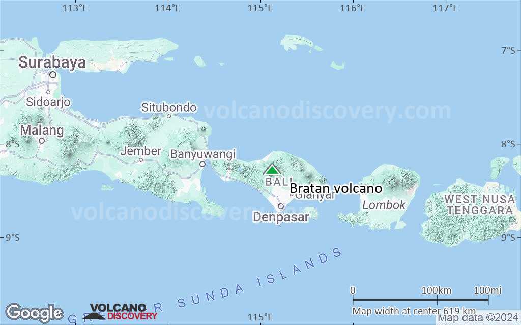 Bratan Volcano, Bali - Facts & Information | VolcanoDiscovery