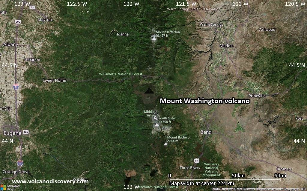 Mount Washington Volcan, Oregon (Canada and USA (mainland)) - Infos ...