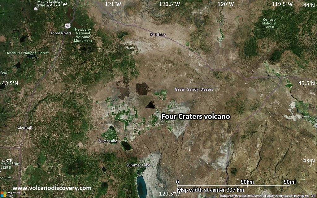 Four Craters Volcano, Oregon (Canada and USA (mainland)) - facts ...