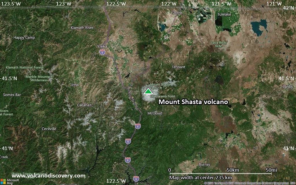 Mount Shasta Volcano, California (Canada and USA (mainland)) - Facts ...