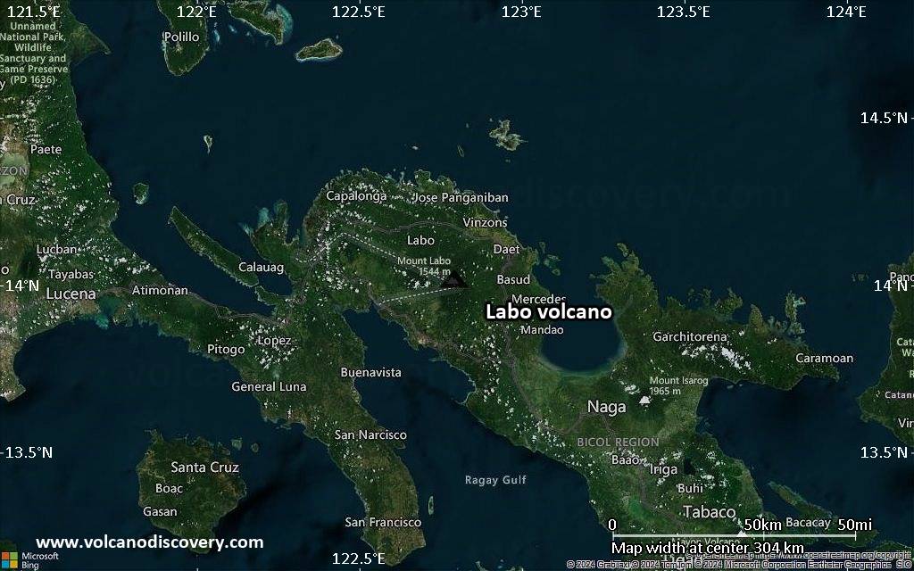 Labo Volcano, Luzon Island, Philippines: News & Activity Updates ...