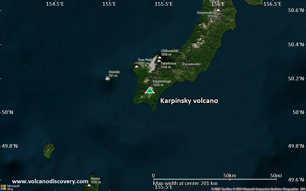 Karpinsky Volcano, Paramushir Island (Kuril Islands) - facts & information