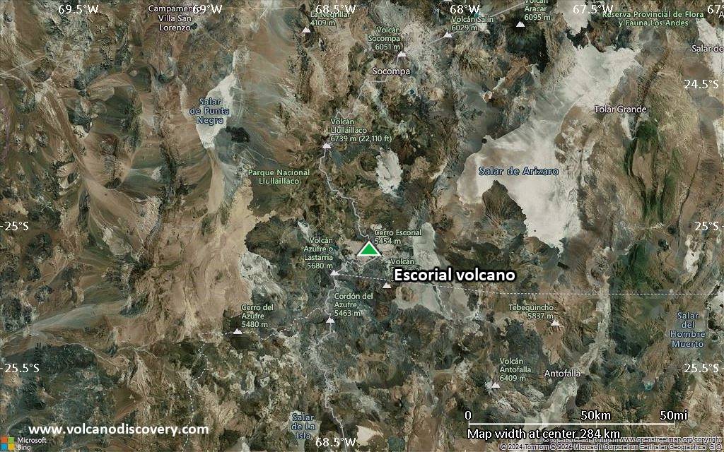 Escorial Volcano, South America: News & Activity Updates | VolcanoDiscovery