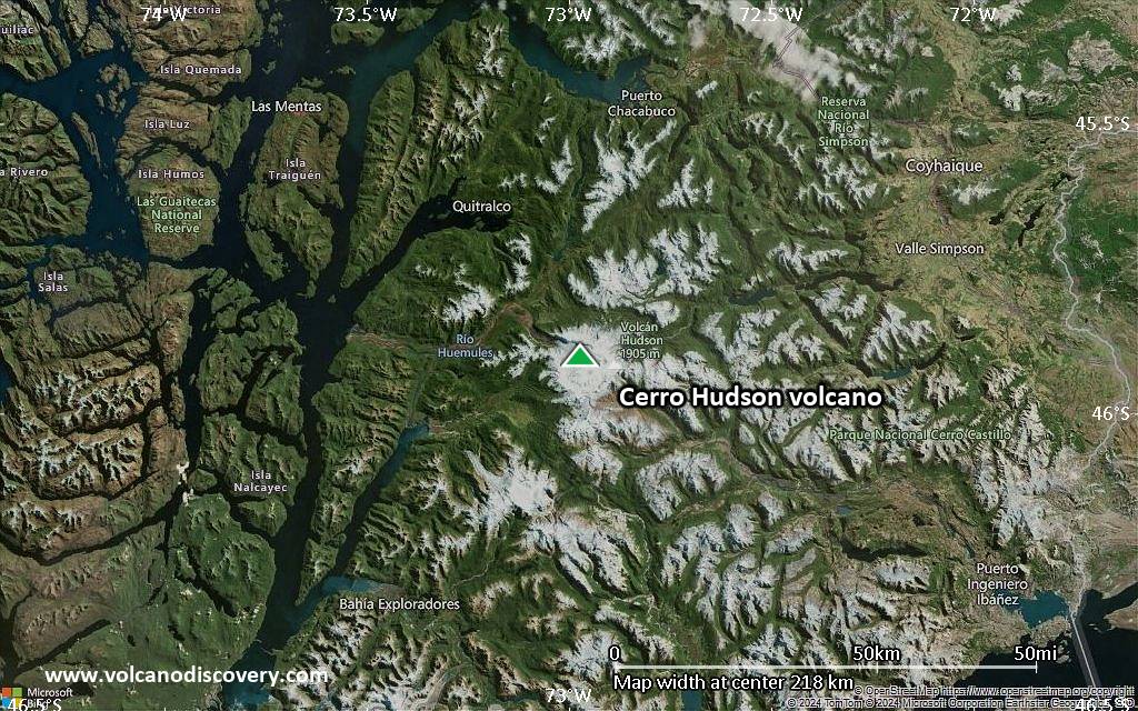 Hudson Volcan, Chile - Infos | VolcanoAdventures