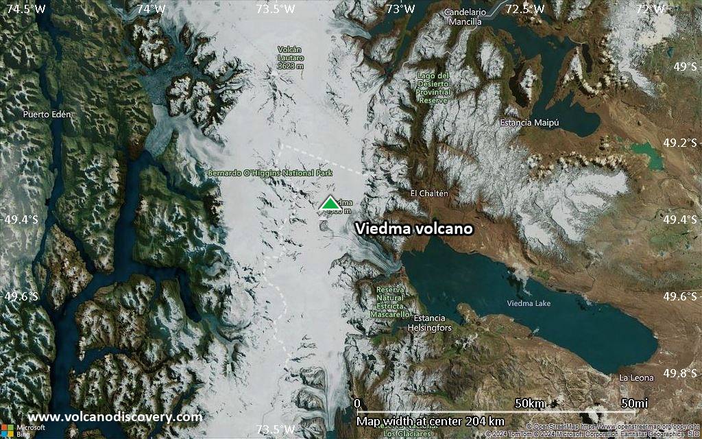 Viedma Vulkan, Argentinien - Information | VolcanoAdventures