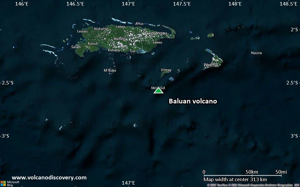 Baluan Volcano, Manus Province (Papua New Guinea) - facts & information