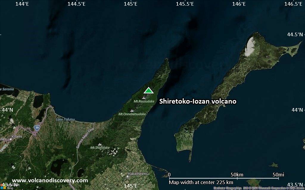 Shiretoko-Iwo-zan Vulkan, Hokkaido (Japan) - Information ...