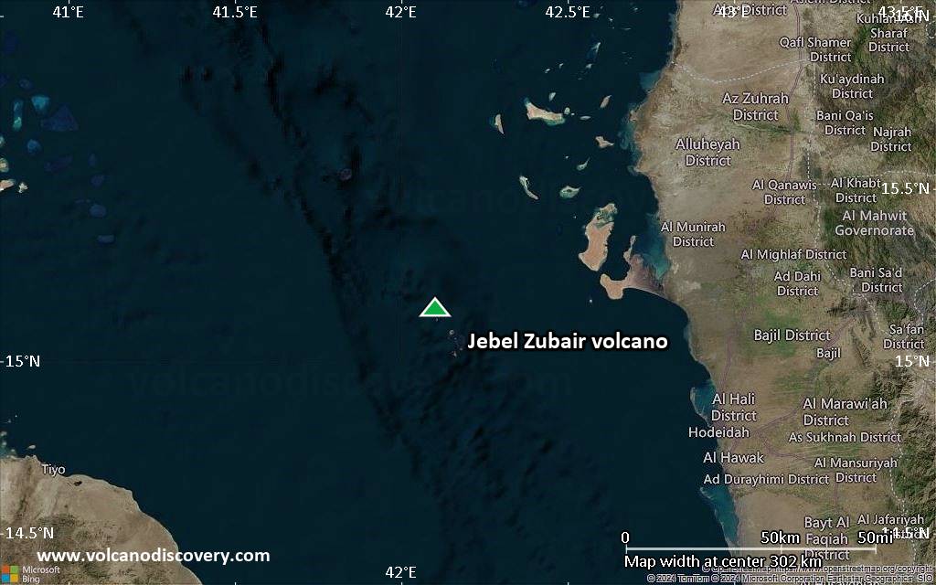 Jebel Zubair Volcano, Yemen - facts & information | VolcanoAdventures