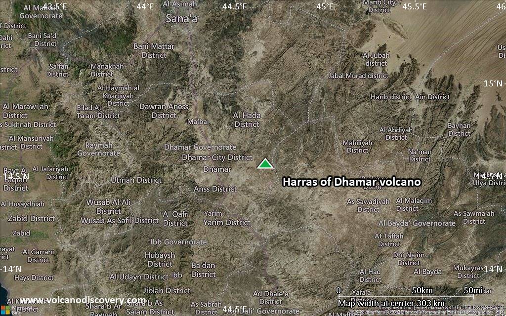 Harras of Dhamar Volcano, Yemen - Facts & Information | VolcanoDiscovery