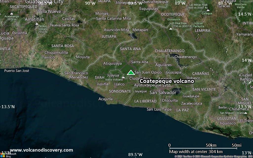 Coatepeque Vulkan, El Salvador - Information | VolcanoAdventures