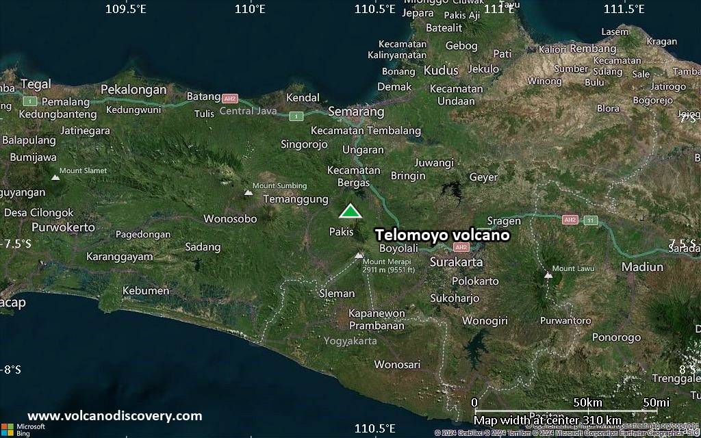Telomoyo volcano, Индонезия: news & activity updates | VolcanoDiscovery