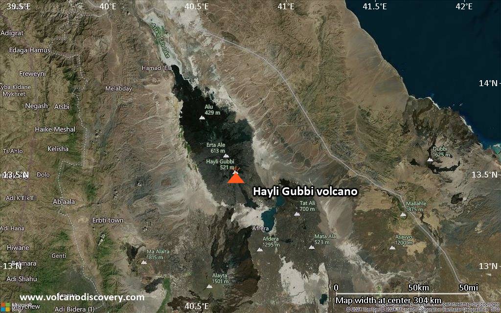 Hayli Gubbi Volcano (Ethiopia): Large Explosive Eruption, First in ...