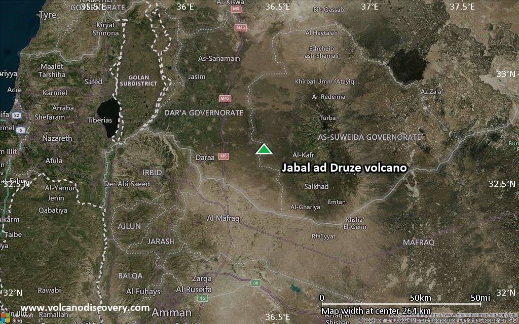Jabal ad Druze Volcano, Syria - Facts & Information | VolcanoDiscovery