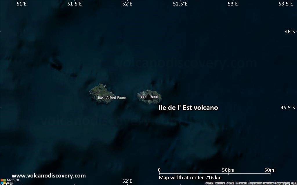 Ile de l'Est Vulkan, France, Southern Indian Ocean - Information ...
