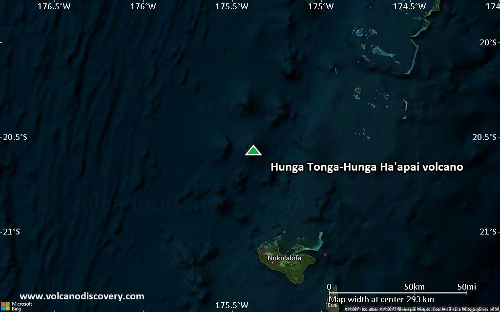 Hunga Tonga-Hunga Ha'apai volcano (Tonga Islands): new submarine eruption