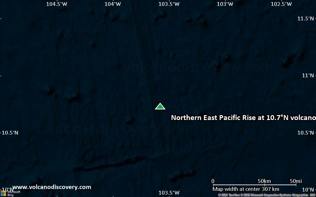 Northern East Pacific Rise volcano at 10.7°N - facts & information ...
