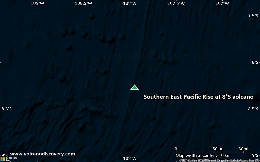 Unnamed 8.27°S/107.95°W Volcano, Eastern Pacific Ocean, East Pacifc ...