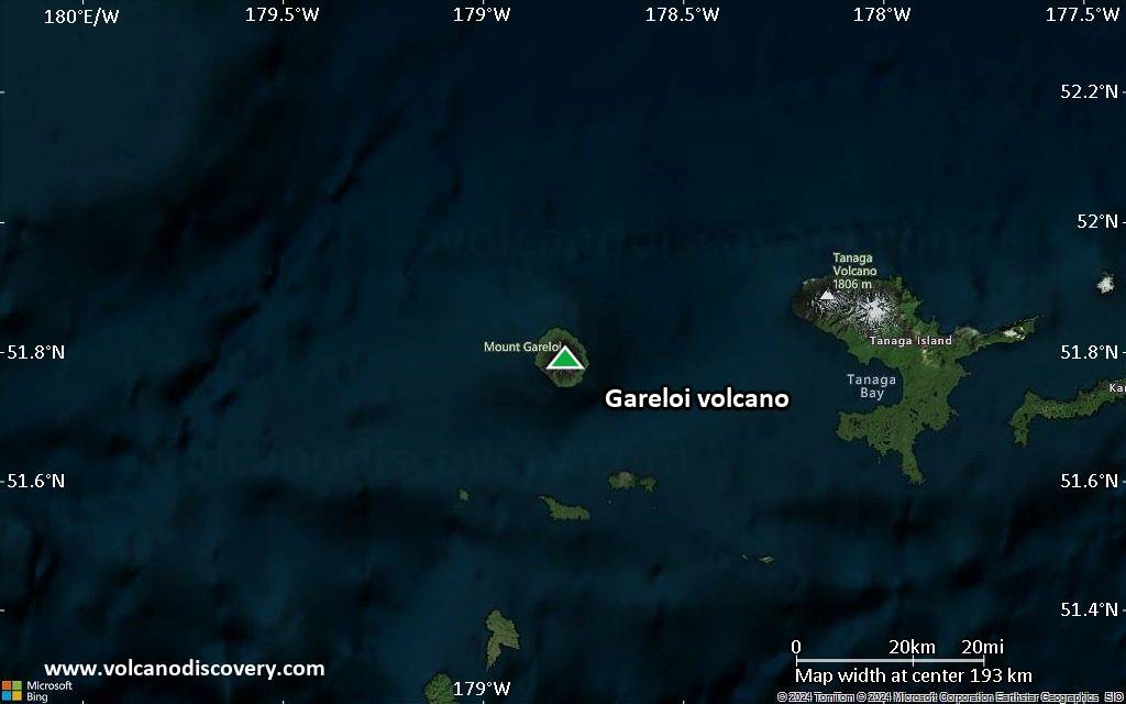 Gareloi Vulkan, United States, Aleutian Islands - Information ...