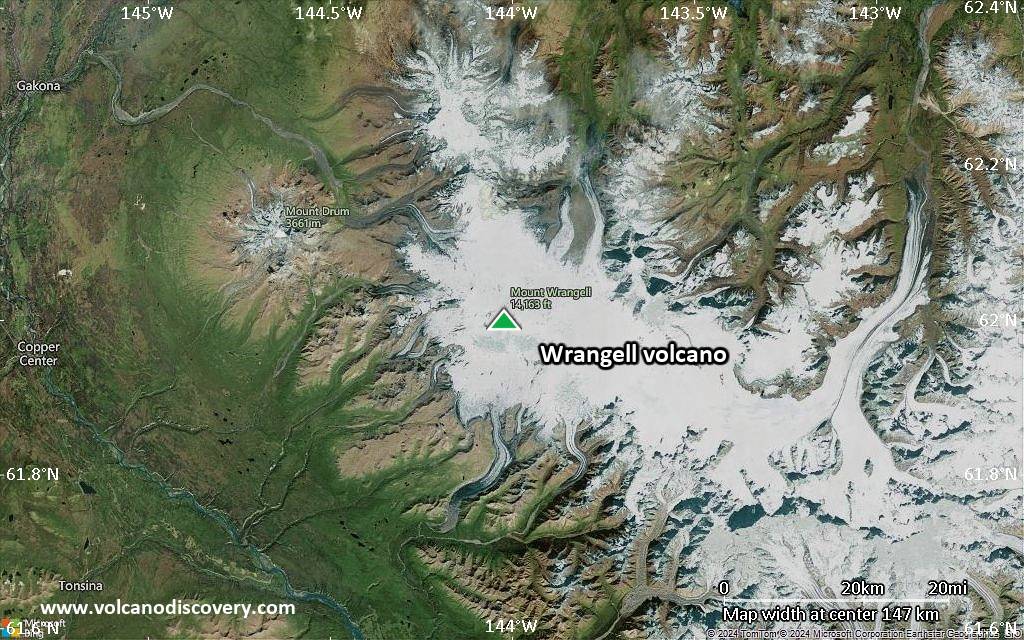 Wrangell Volcano, United States, Eastern Alaska - Facts & Information ...