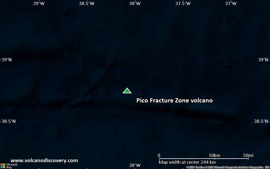 Pico Fracture Zone Volcano, Northern Atlantic Ocean - facts & information