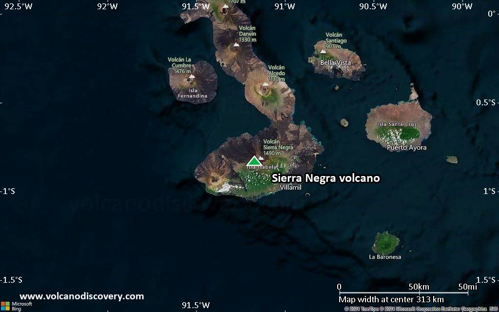 Sierra Negra volcano (Isabela Island, Galapagos): facts & information ...