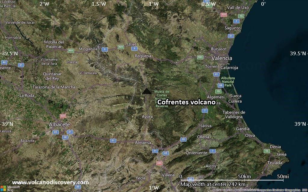 Cofrentes volcano (Spain) facts & information | VolcanoAdventures