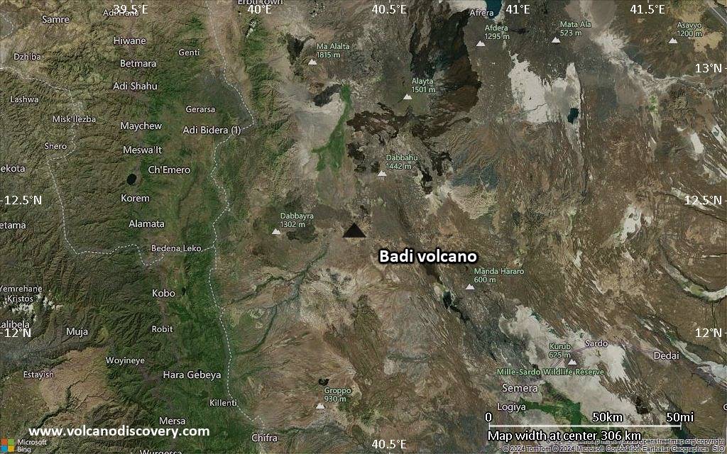 Badi volcano (Ethiopia) facts & information | VolcanoAdventures