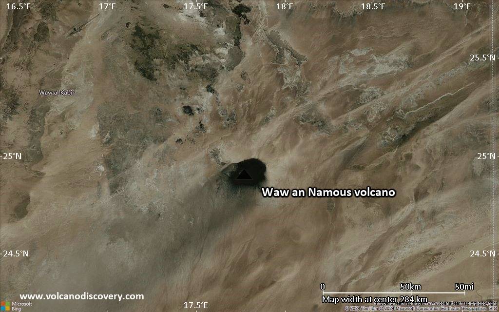 Waw an Namous Volcano (Libya) Facts & Information | VolcanoDiscovery