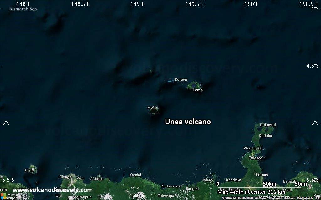 Unea volcano (Papua New Guinea) facts & information | VolcanoAdventures