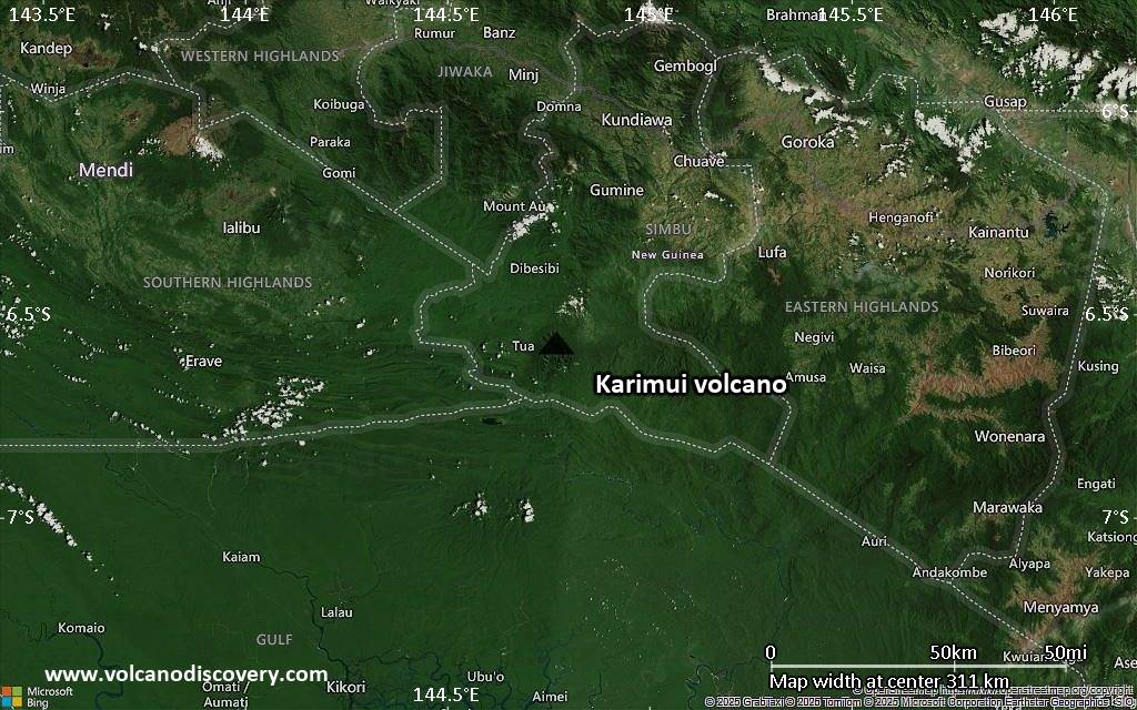 Karimui volcano (Papua New Guinea) facts & information | VolcanoDiscovery