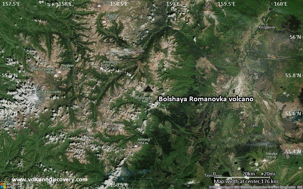 Bolshaya Romanovka volcano (Kamchatka Peninsula, Russia) facts ...