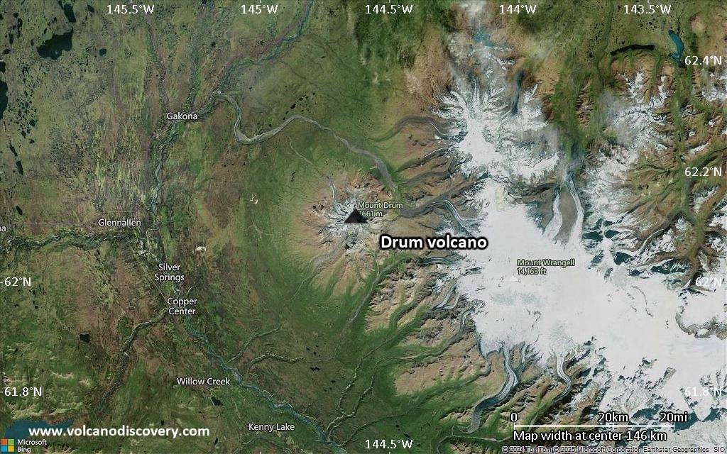 Drum volcano (Eastern Alaska, United States) facts & information ...