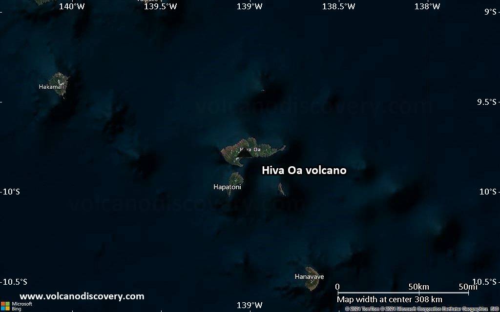 Hiva Oa volcano (Marquesas Islands, France) facts & information ...