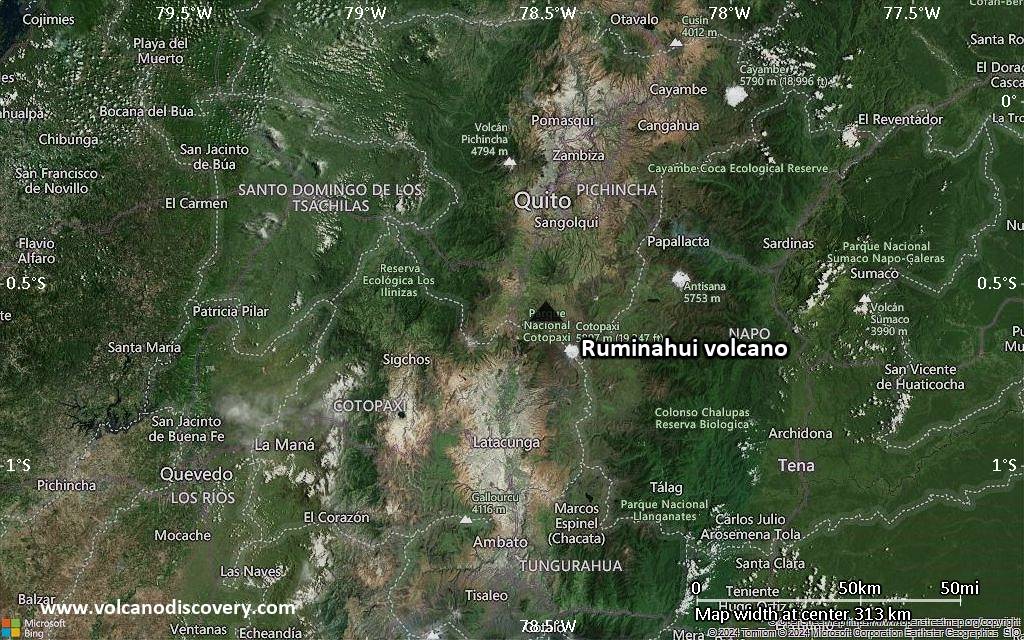 Ruminahui volcano (Ecuador) facts & information | VolcanoAdventures