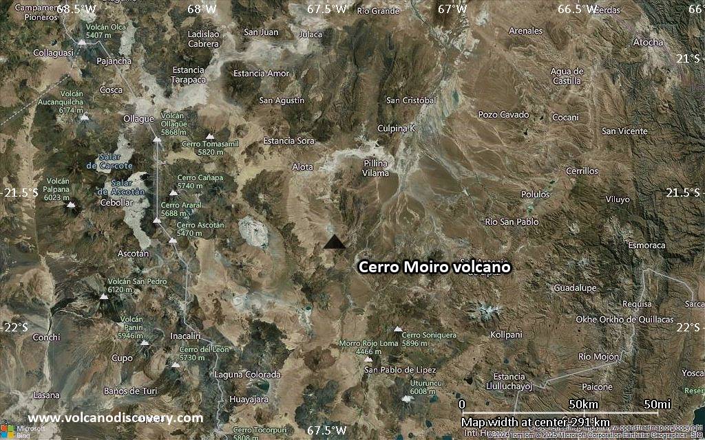 Cerro Moiro Volcano (Bolivia) Facts & Information | VolcanoDiscovery
