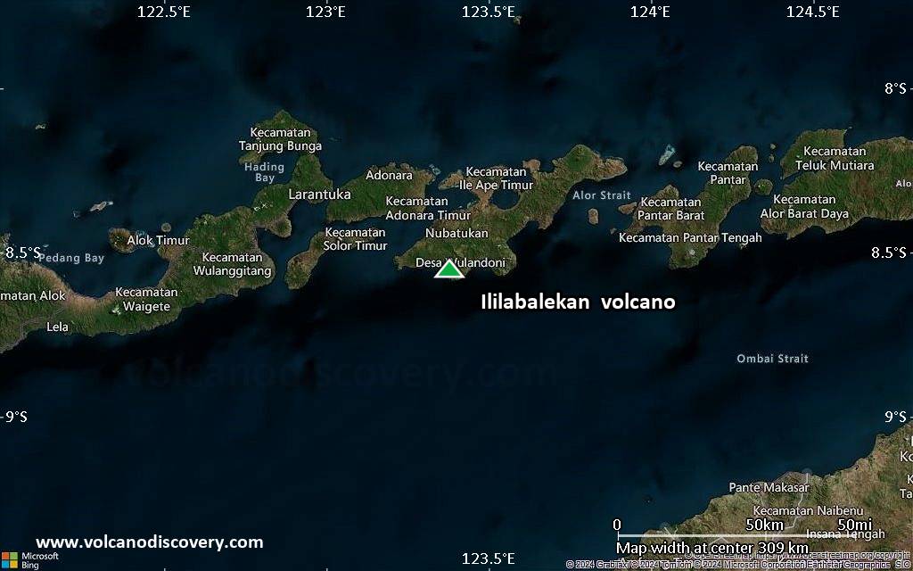Ililabalekan Vulkan, Lesser Sunda Islands (Indonesien) - Information ...