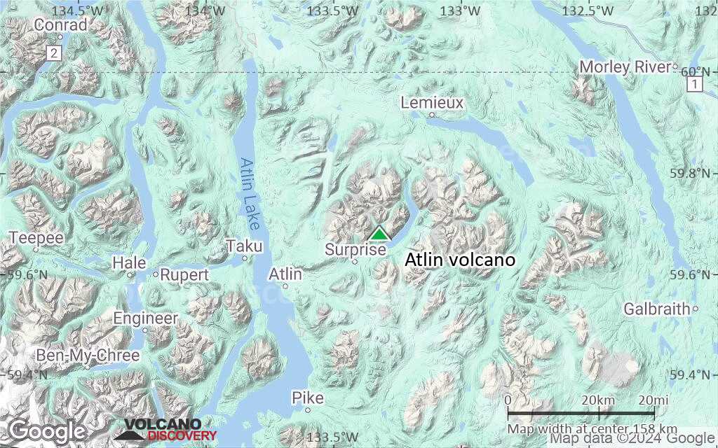Atlin Volcan, Canada - Infos | VolcanoAdventures