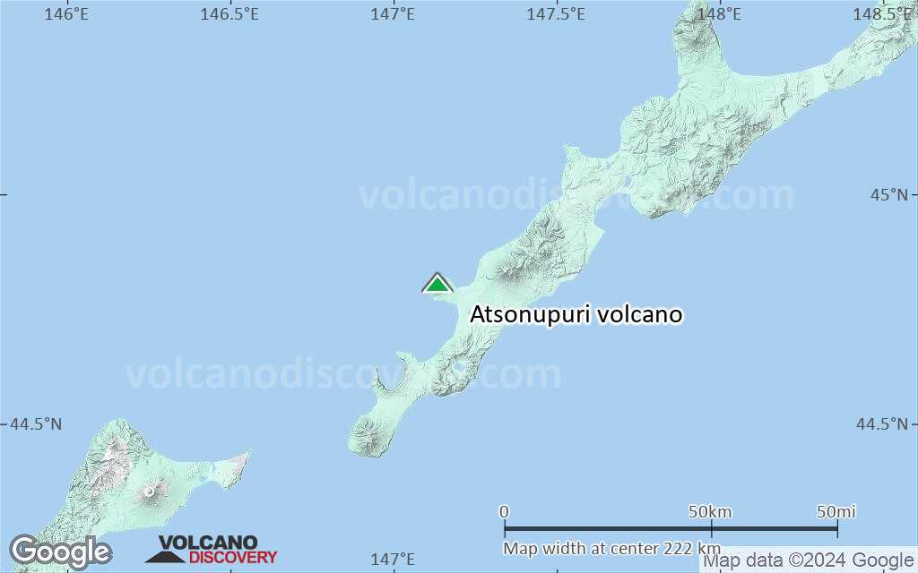 Atsonupuri Volcano, Iturup Island (Kuril Islands) - facts & information