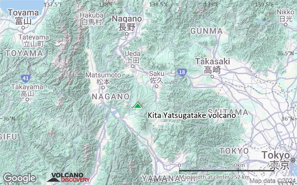 Kita Yatsuga-take Vulkan, Honshu (Japan) - Information | VolcanoAdventures
