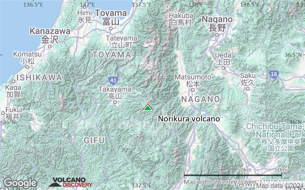 Norikura Volcan, Honshu (Japan) - Infos | VolcanoAdventures