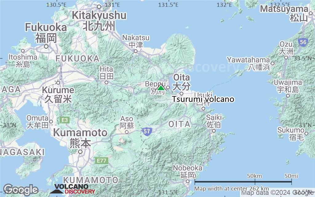 Tsurumi Volcano, Kyushu (Japan) - facts & information | VolcanoAdventures
