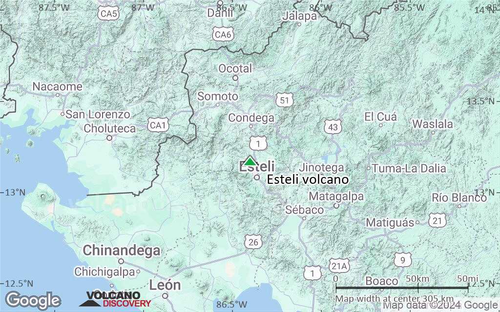 Esteli Volcano, Nicaragua - Facts & Information | VolcanoDiscovery