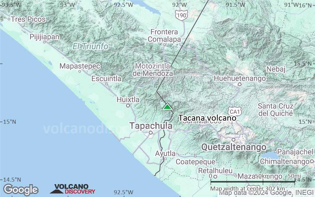 Tacana Volcano, Mexico / Guatemala - Facts & Information | VolcanoDiscovery