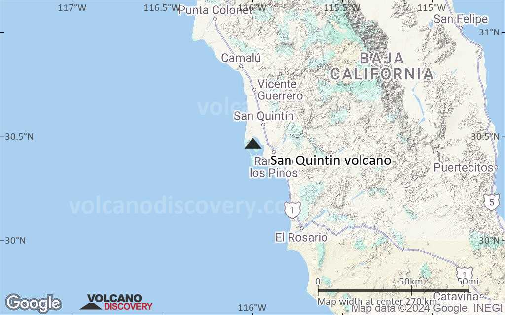 San Quintin Volcano, Baja California, Mexico - facts & information ...